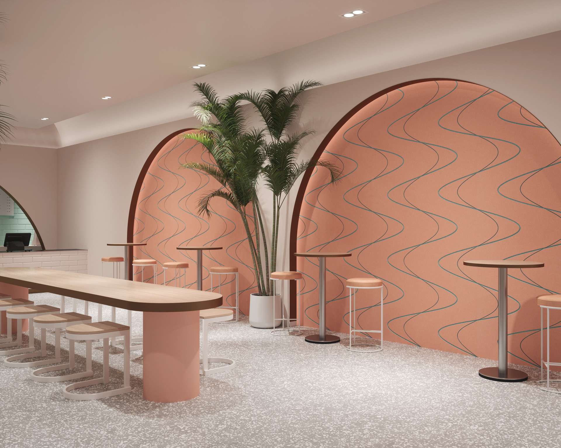 Smoke Fracture Two-Tone Wall Panels