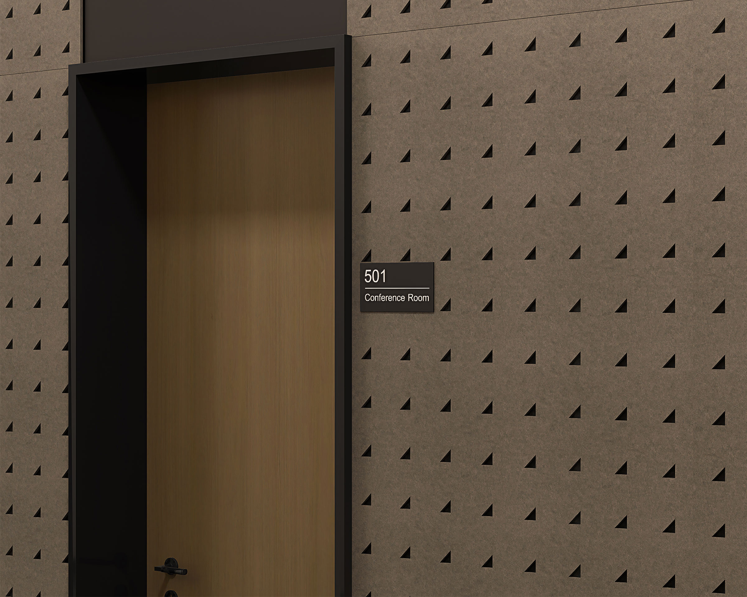 Right Triangle Pixel Wall Panel