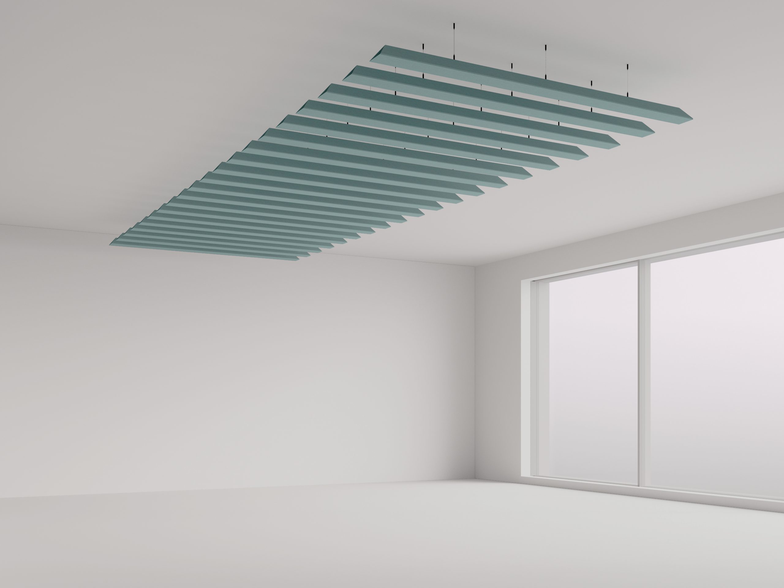 125050 Folded Ceiling Baffle - Acoufelt