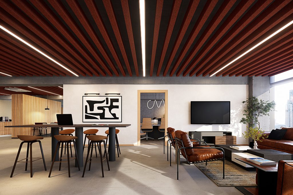 Truss LED Ceiling Baffles