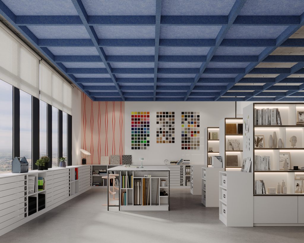 Capped Framework Ceiling Grid