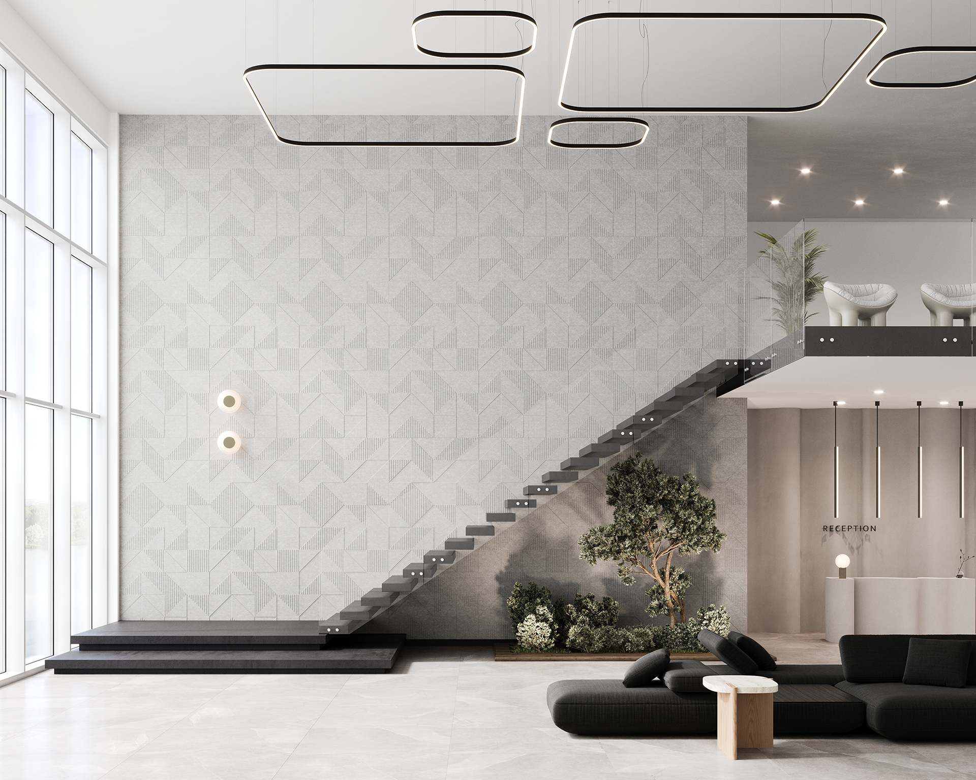 QuietForm, Geometry Wall Panels