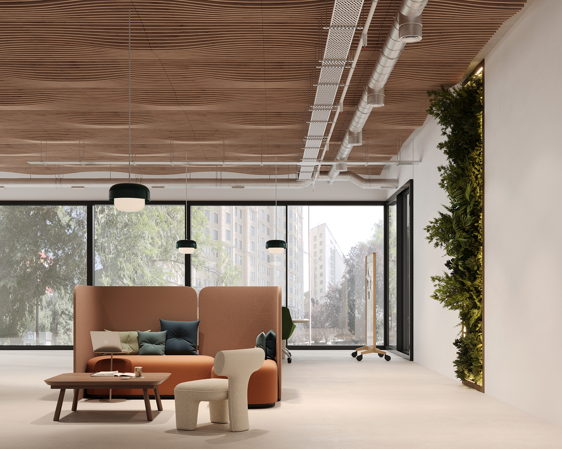 Rail, Passage Ceiling Frame - WoodGrain