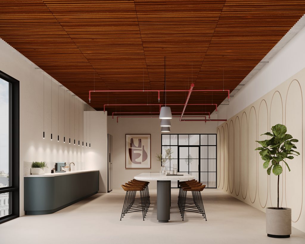 Rail, Road Ceiling Frame - WoodGrain