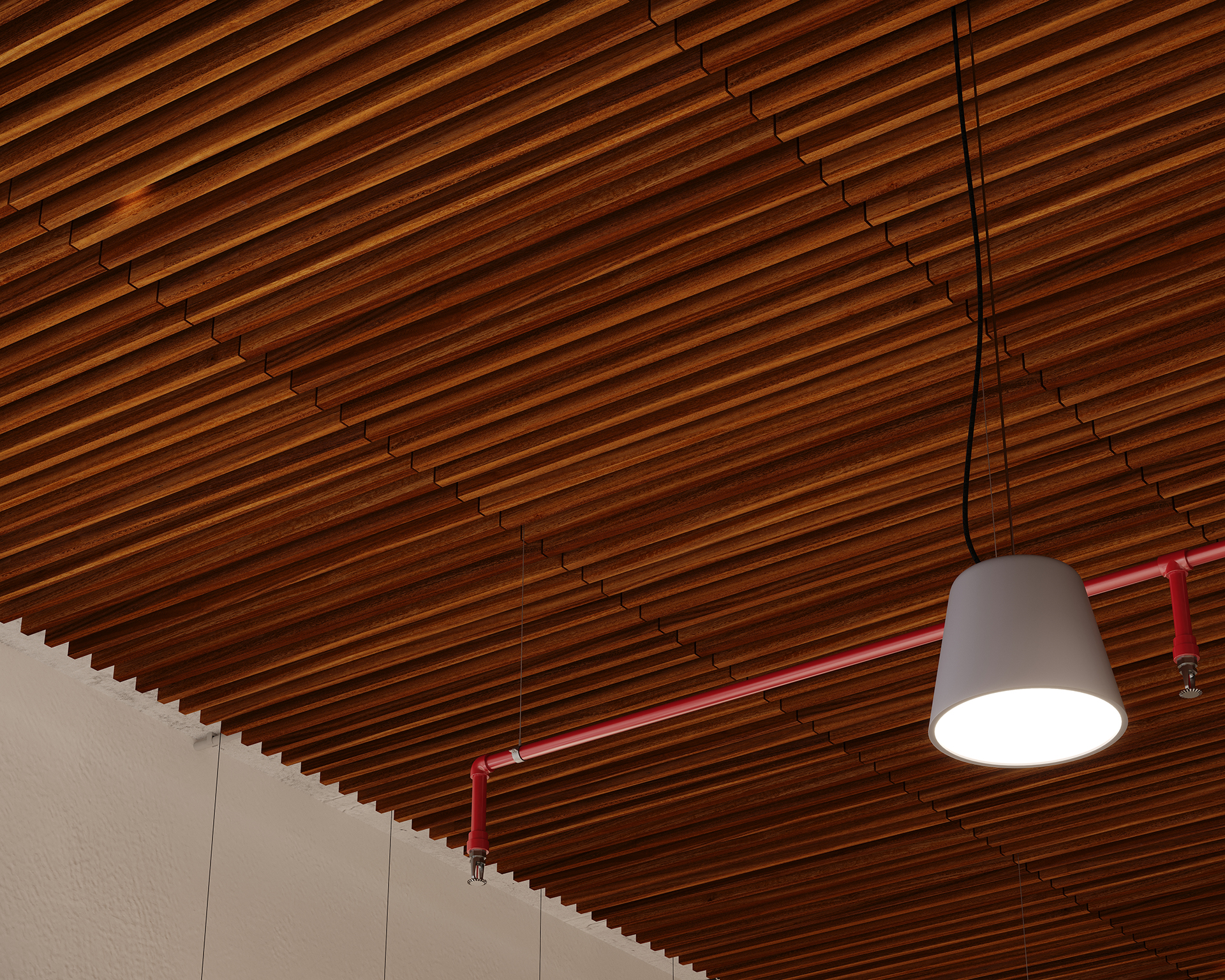 Rail, Road Ceiling Frame - WoodGrain