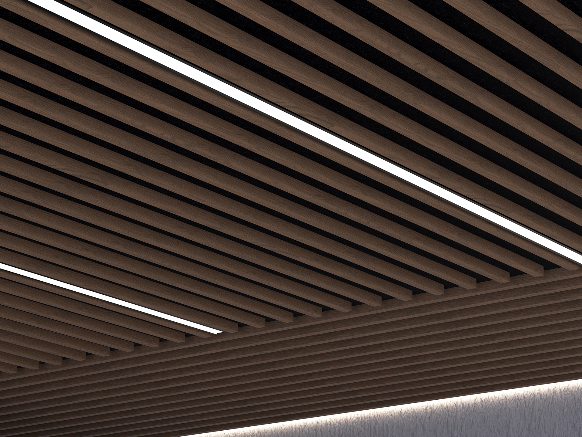 SoftenUp, Plateau Ceiling Frames - WoodGrain