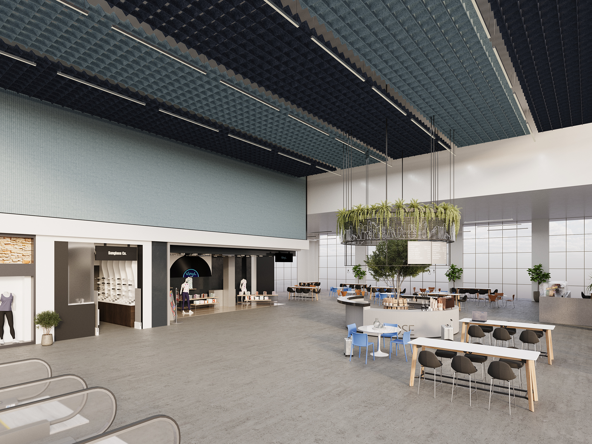 Interlace, Foundation Ceiling Clouds