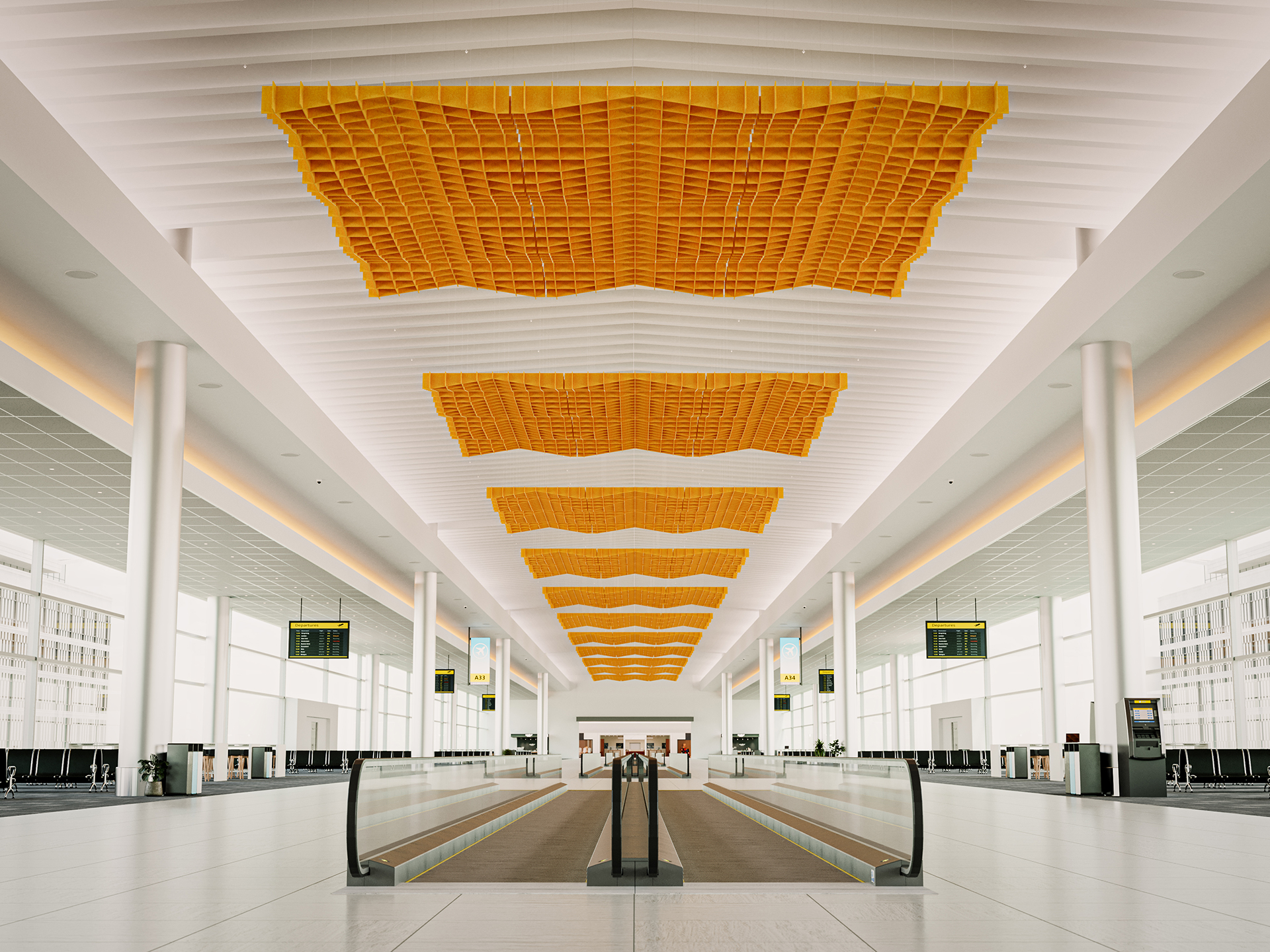 Interlace, Network Ceiling Clouds