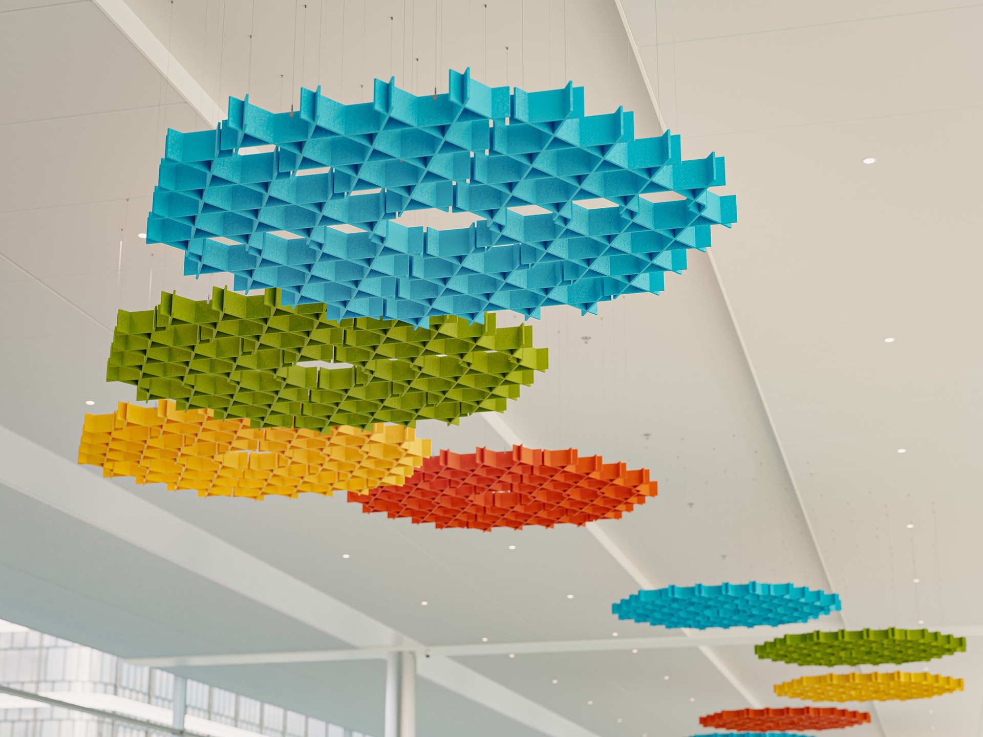 Interlace, Web Ceiling Clouds