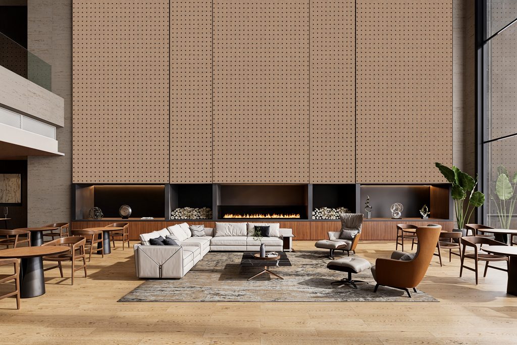 Pixel, Circle Wall Panels - Naturals