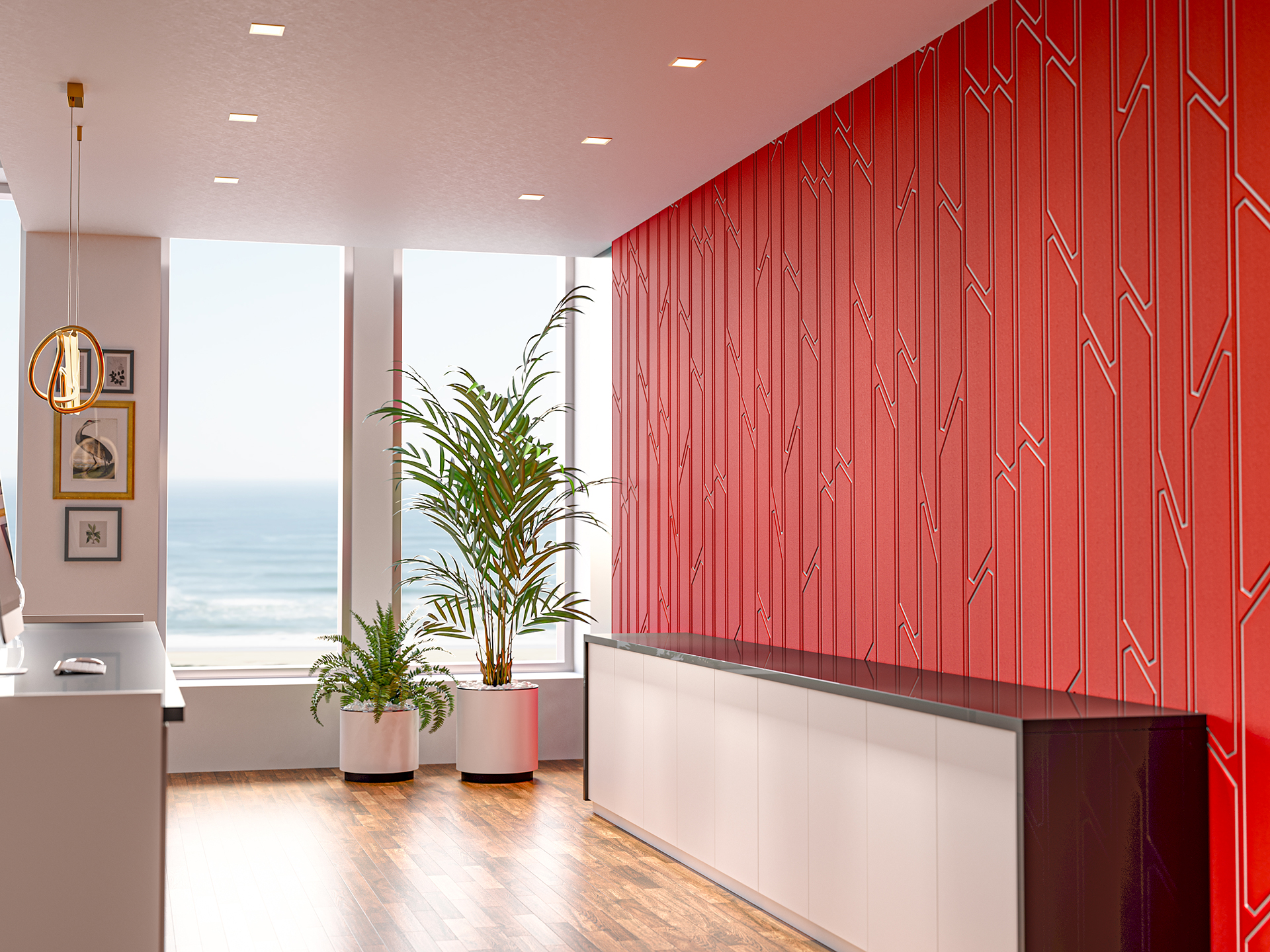 Shard Fracture Two-Tone Wall Panels - Naturals