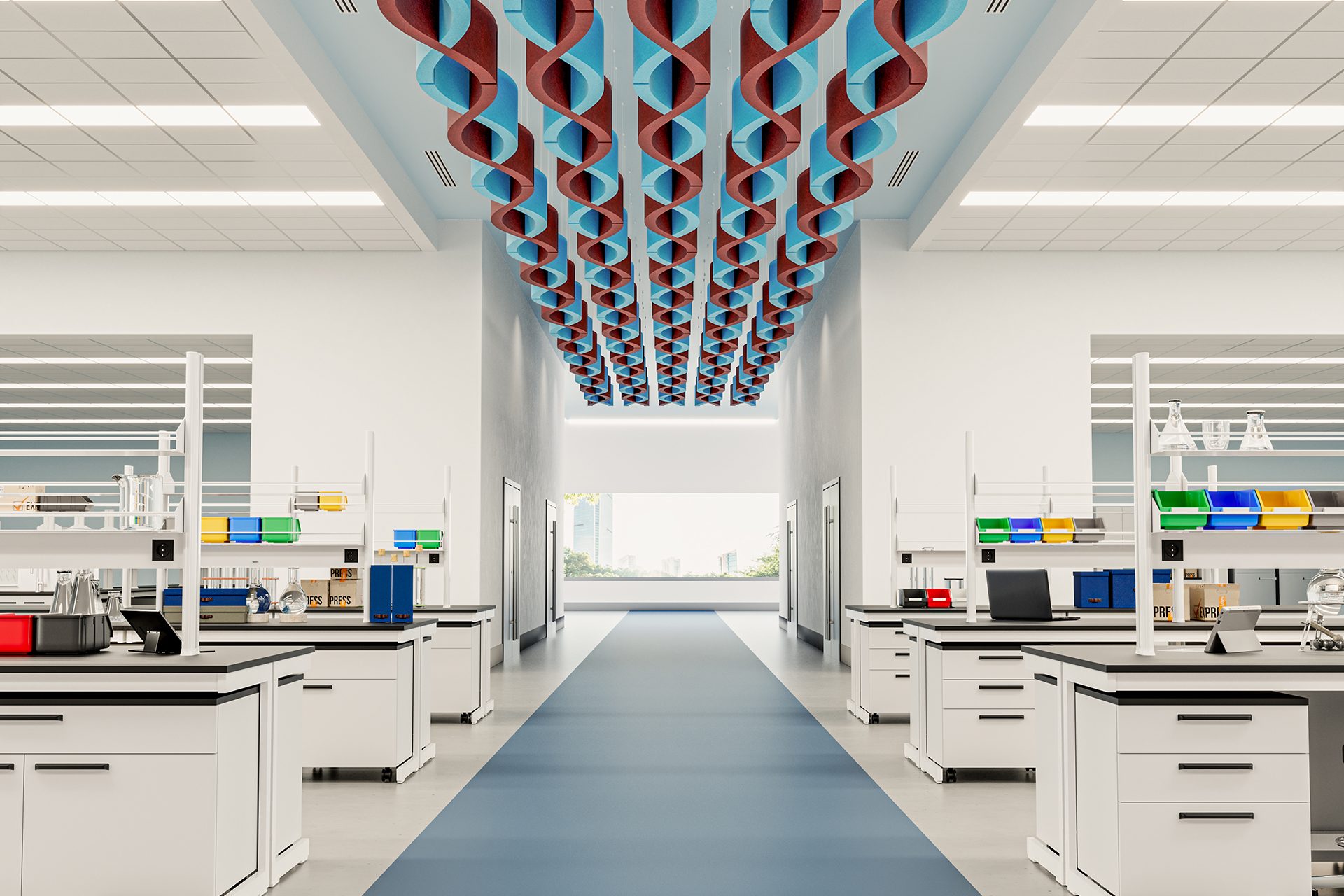 Truss LED Ceiling Baffles