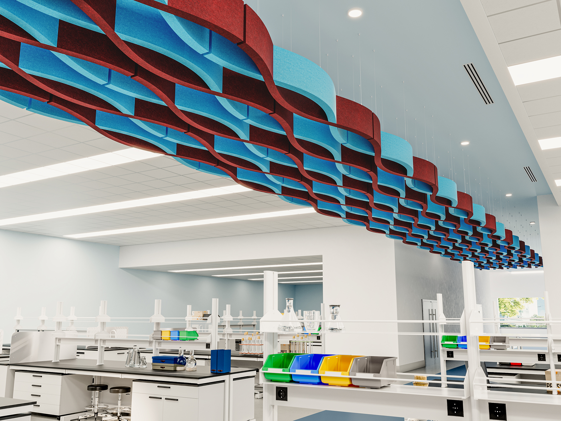 Billow Connect Ceiling Baffles