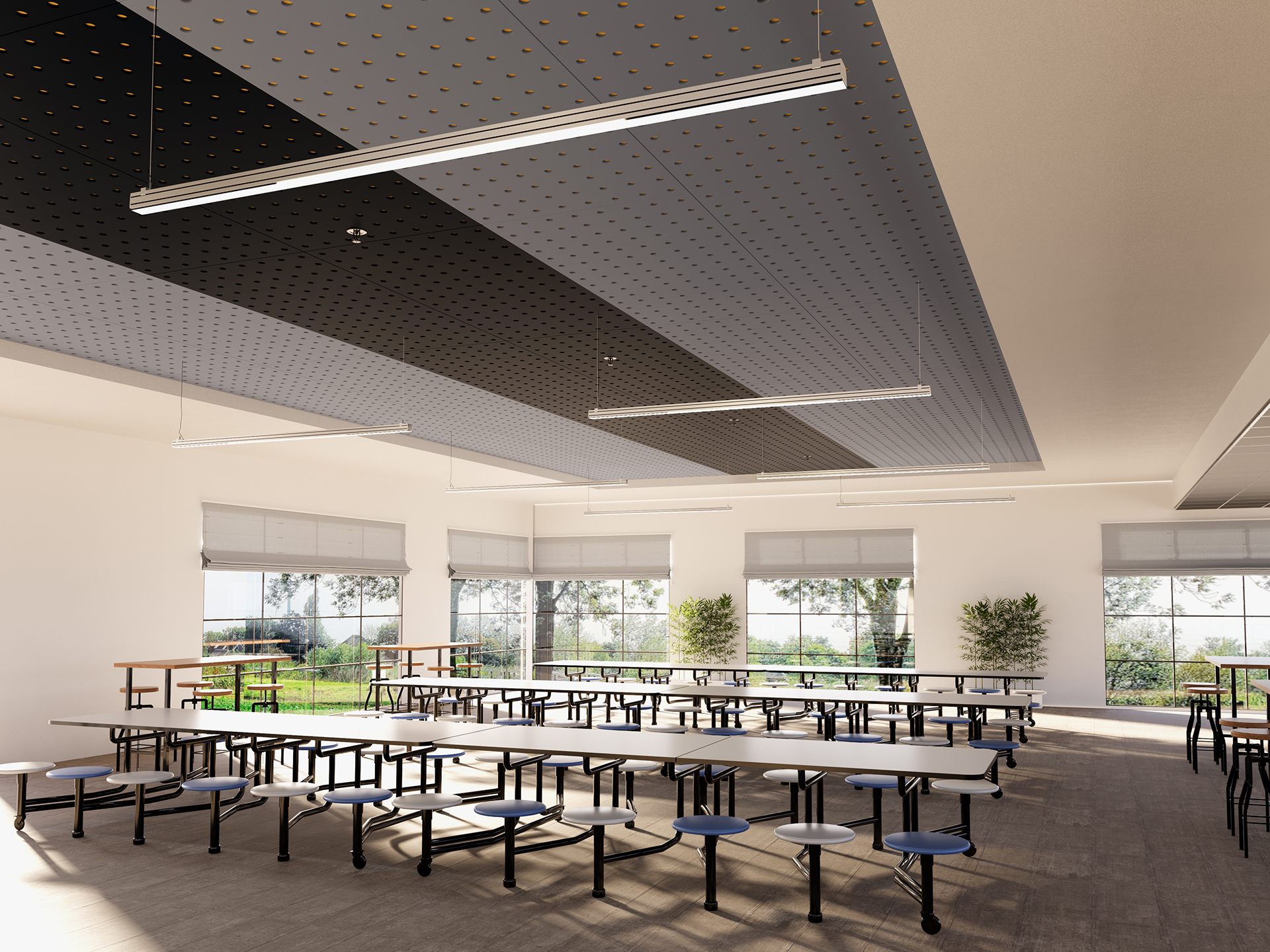Pixel, Circle Ceiling Panels
