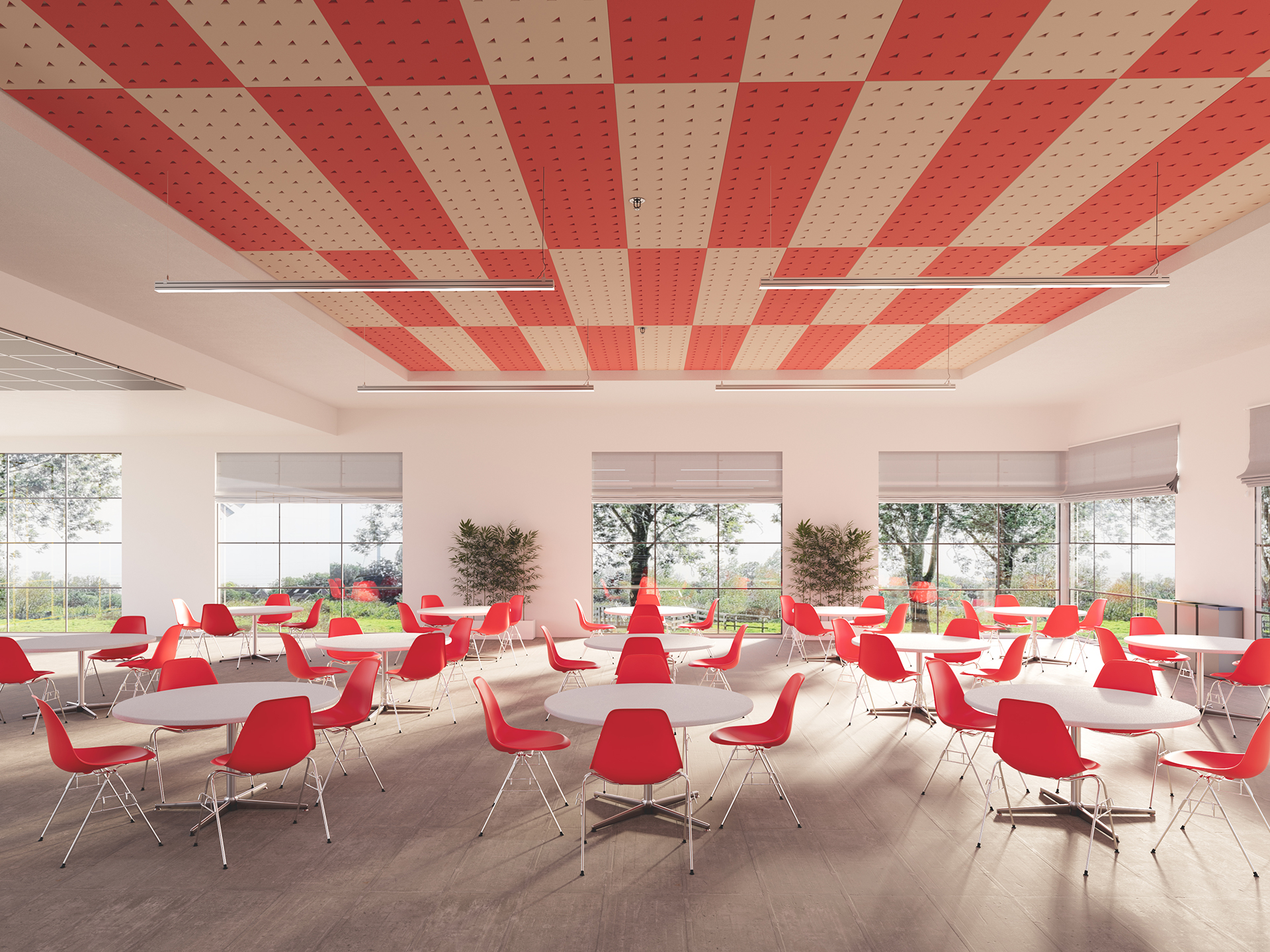 Pixel, Right Triangle Ceiling Panels