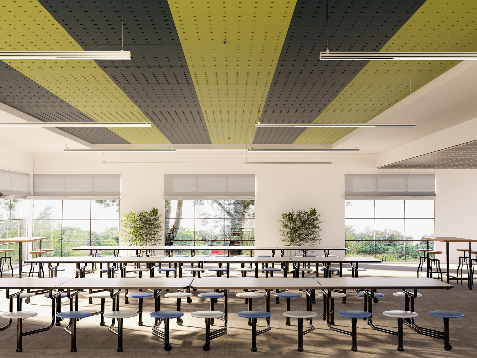 Pixel, Triangle Ceiling Panels