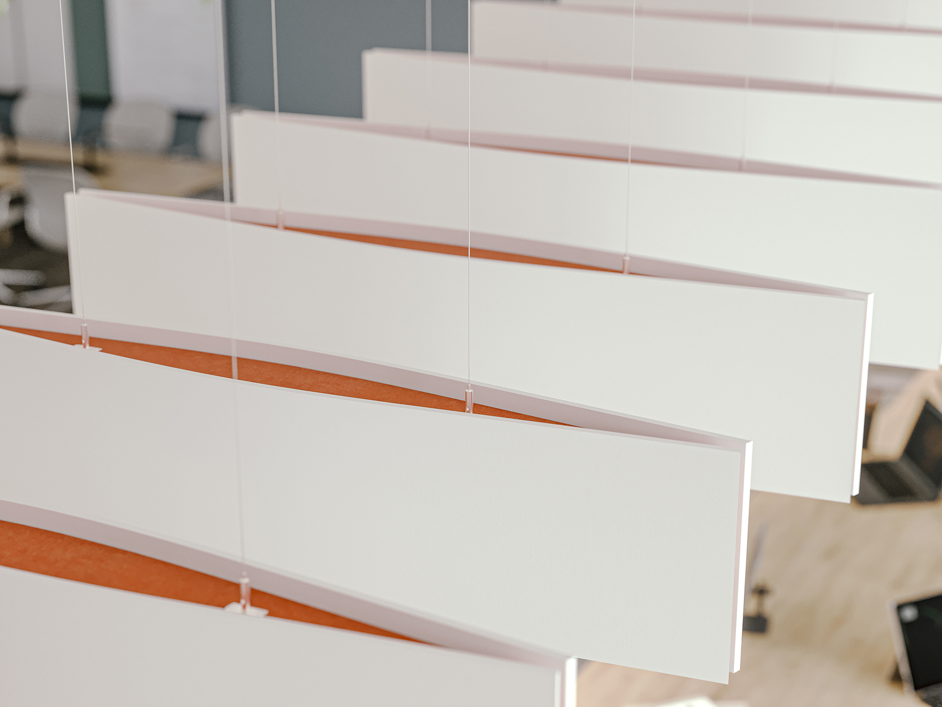 Aero Acoustic Ceiling Baffles